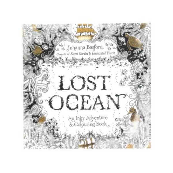 24 Page Lost Ocean Adventure & Colouring Book Dive Deep into the Ocean ...
